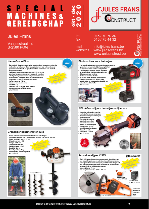 Promoties – Jules Frans