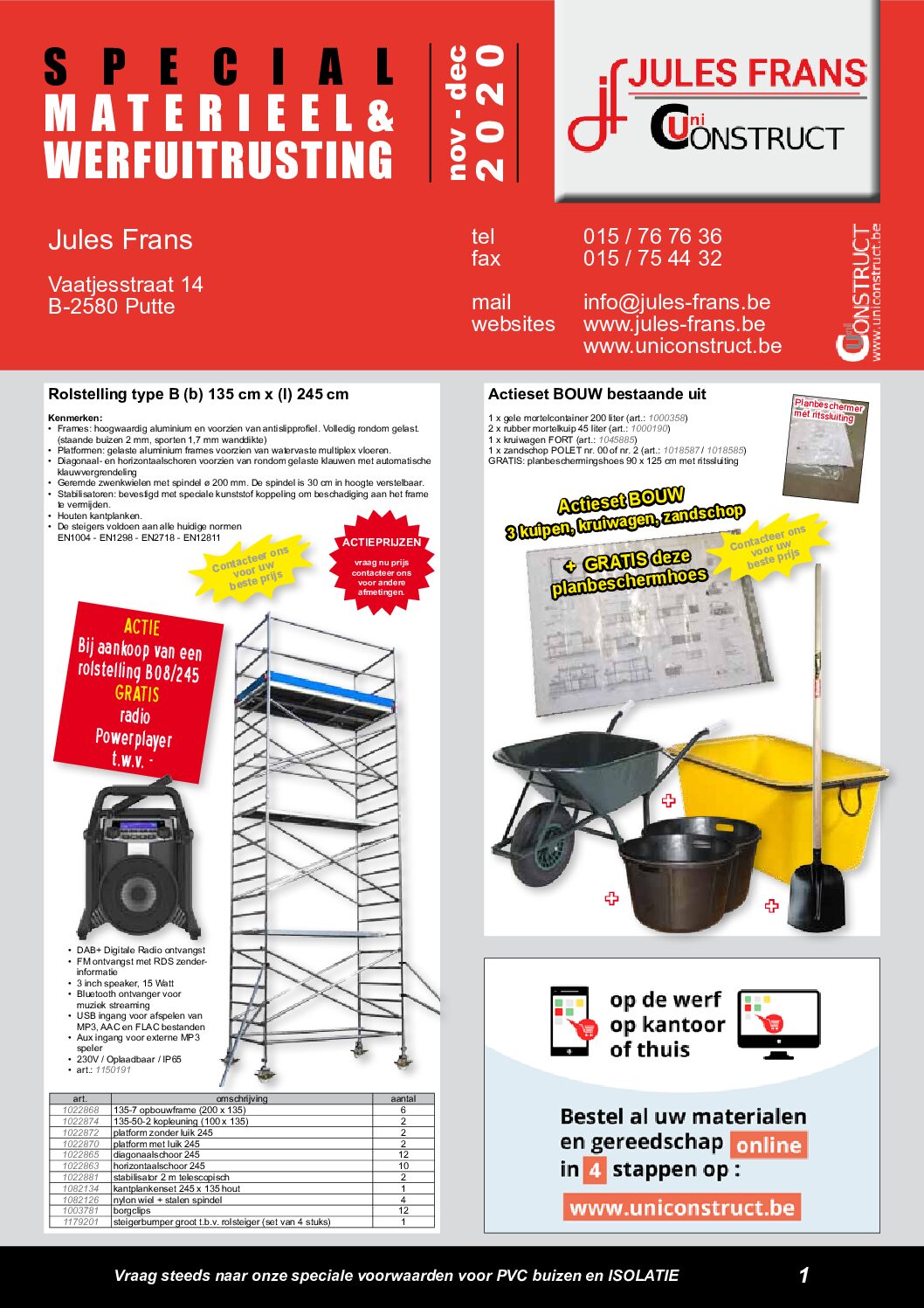 Promoties – Jules Frans